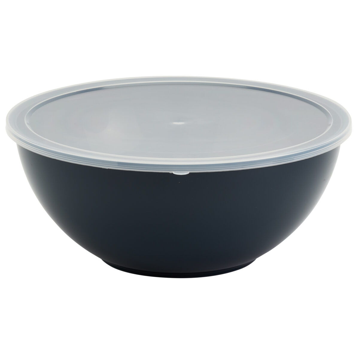 6 Piece Plastic Nesting Food Storage Mixing Bowls with Lids, Blue